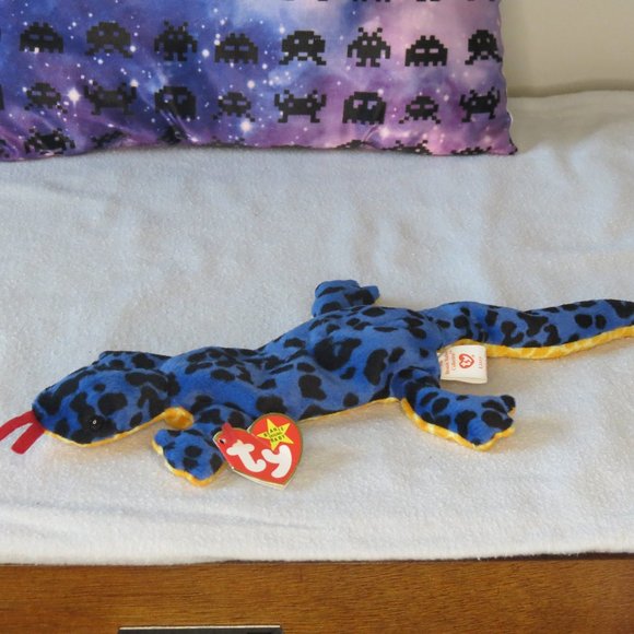 Ty | Toys | Ty Beanie Baby Lizzy The Lizard 995 Retired Pvc Pellets ...